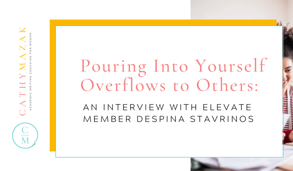 Pouring Into Yourself Overflows to Others: An Interview with Elevate ...